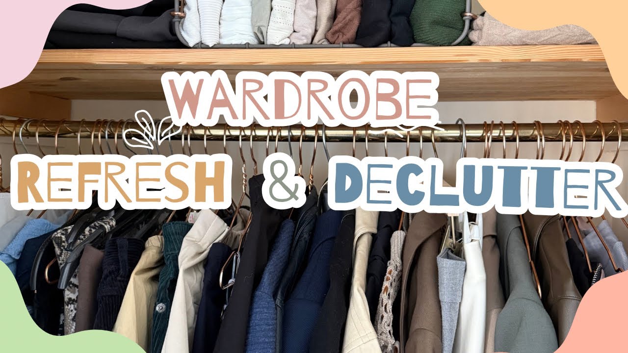 Autumn Wardrobe Refresh & Decluttering | DIY Repurposing Clothes as Y2K Arm Sleeves?! - YouTube