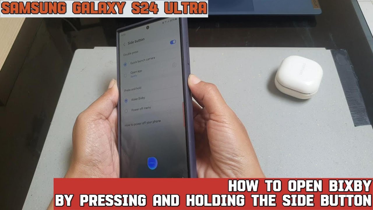 How to open Bixby by pressing and holding the side button on Samsung ...