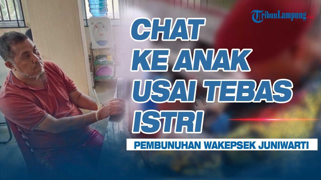 Chat Elvis Adri ke Anaknya Usai Menebas Leher Sang Istri - YouTube