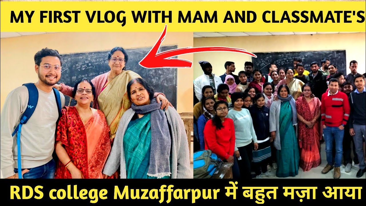 First Day of College ️ | Vlog with Mam and Classmates | RDS College ...