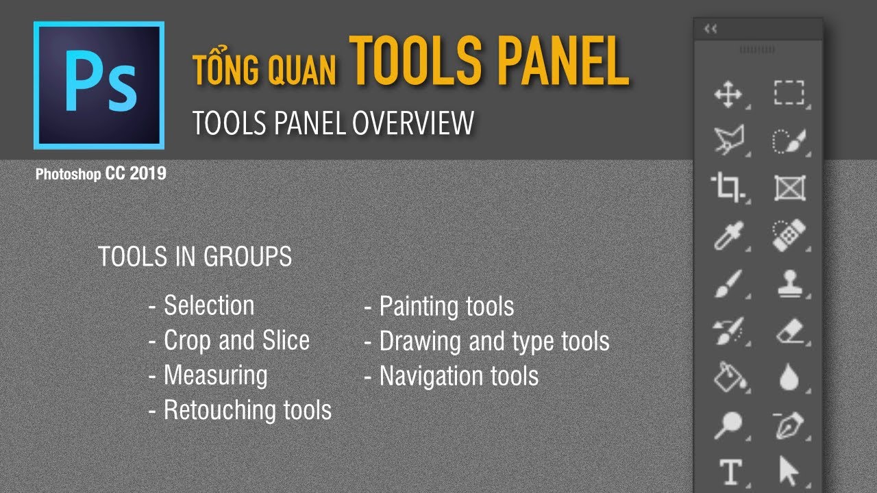 Photoshop 1 d - SƠ LƯỢC CHỨC NĂNG CÁC CÔNG CỤ TRONG TOOL PANEL - YouTube
