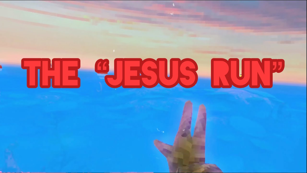 Almost mastering the “JESUS RUN,” in beach map! - YouTube