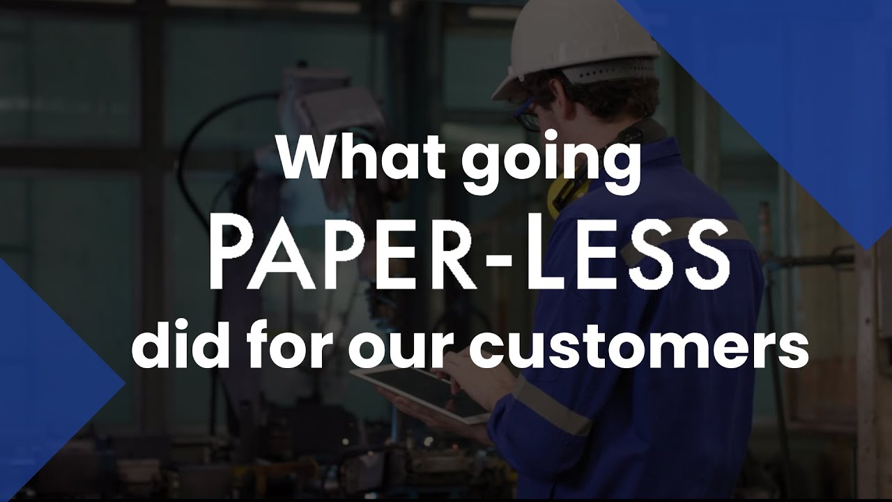 What going Paper-Less did for our customers - YouTube