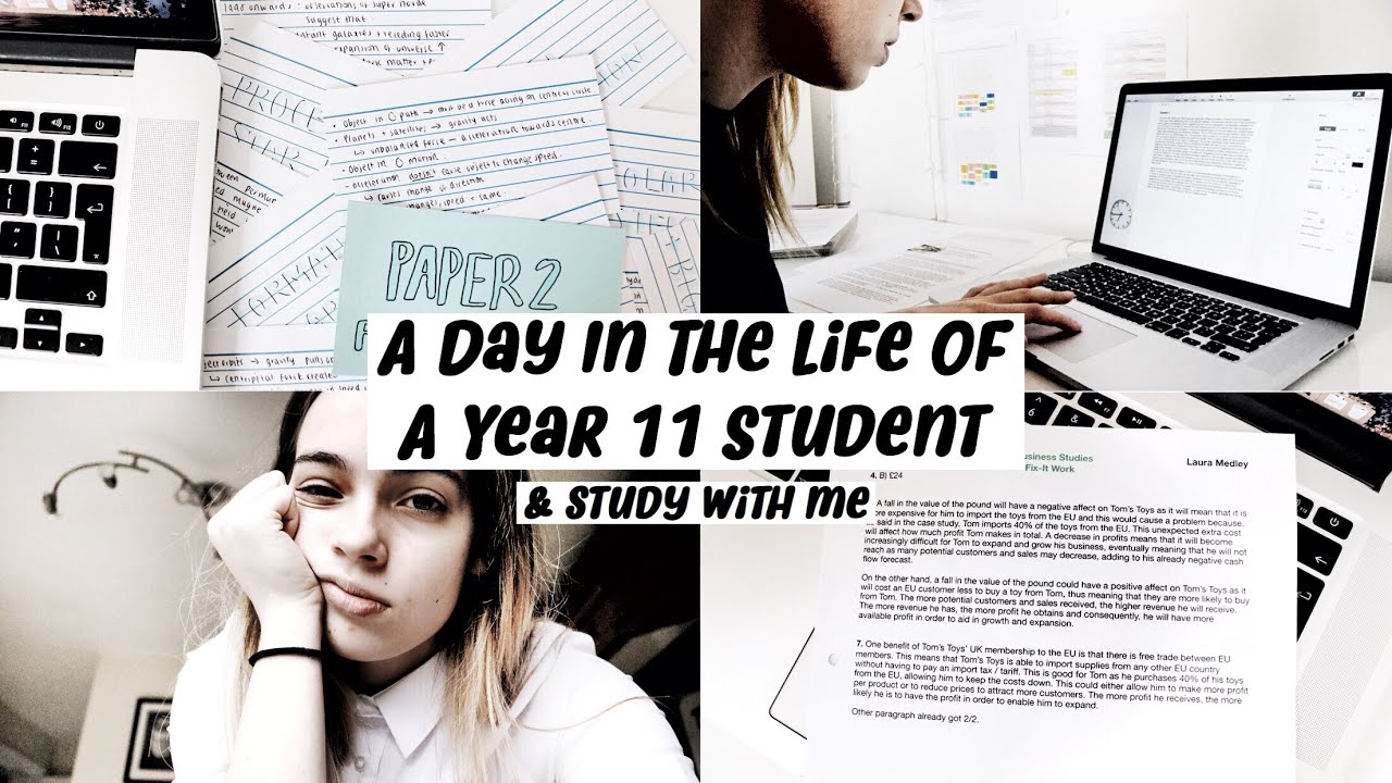 A [REALISTIC] Day In The Life Of A Year 11 Student (+ Study With Me ...