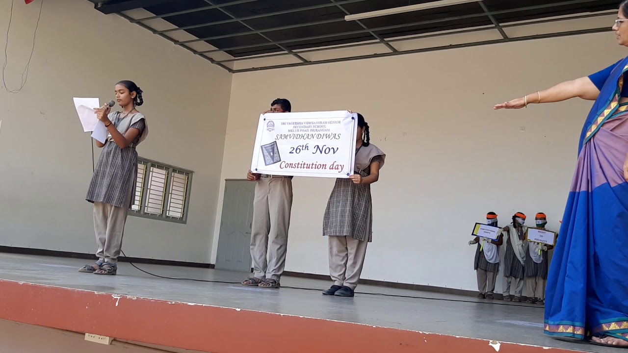 PLEDGE ON CONSTITUTION DAY - YouTube