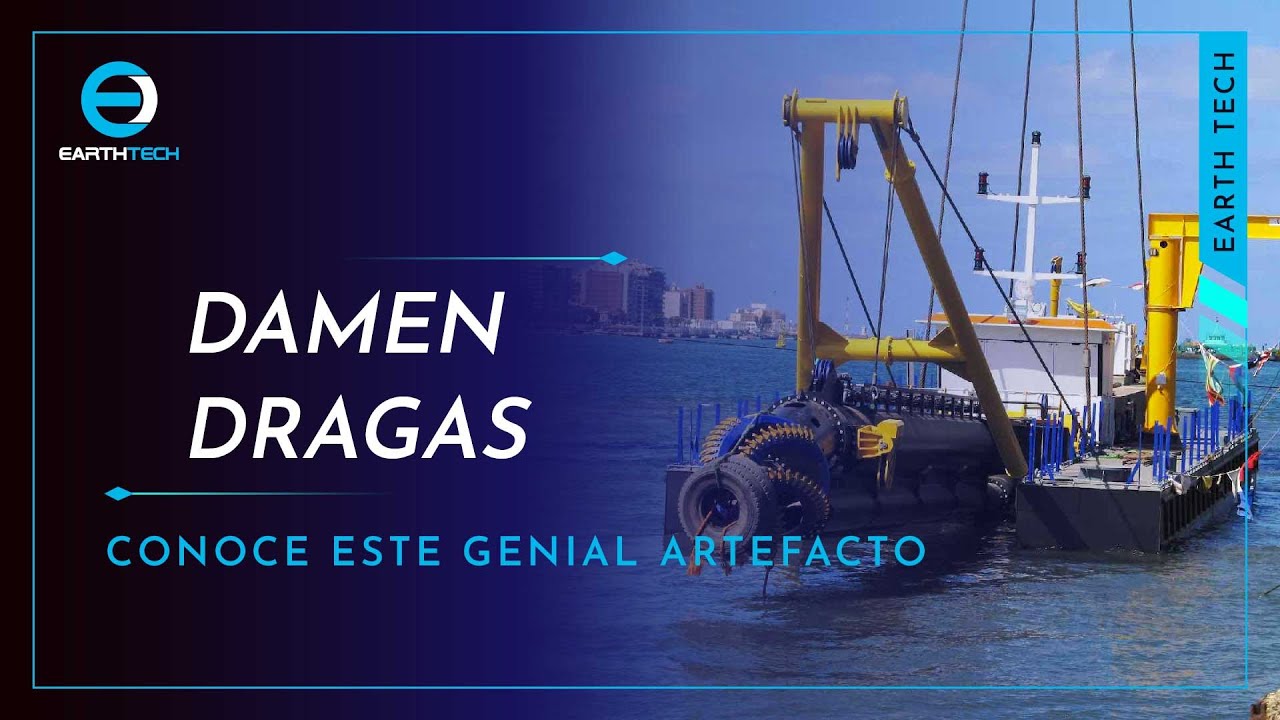 Damen dragas de succión con cortador mira esta genial máquina - YouTube
