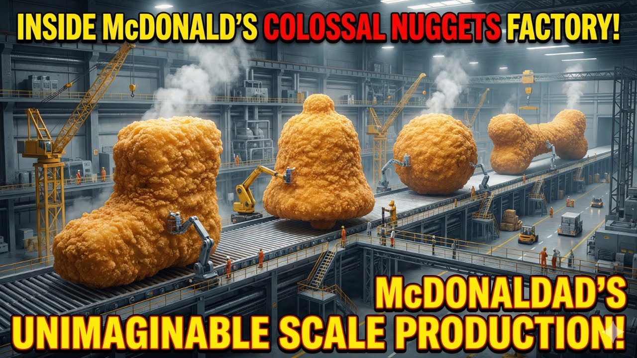 INSIDE McDONALD’S GIANT NUGGET FACTORY | THE MEGANUGGET PRODUCTION ...