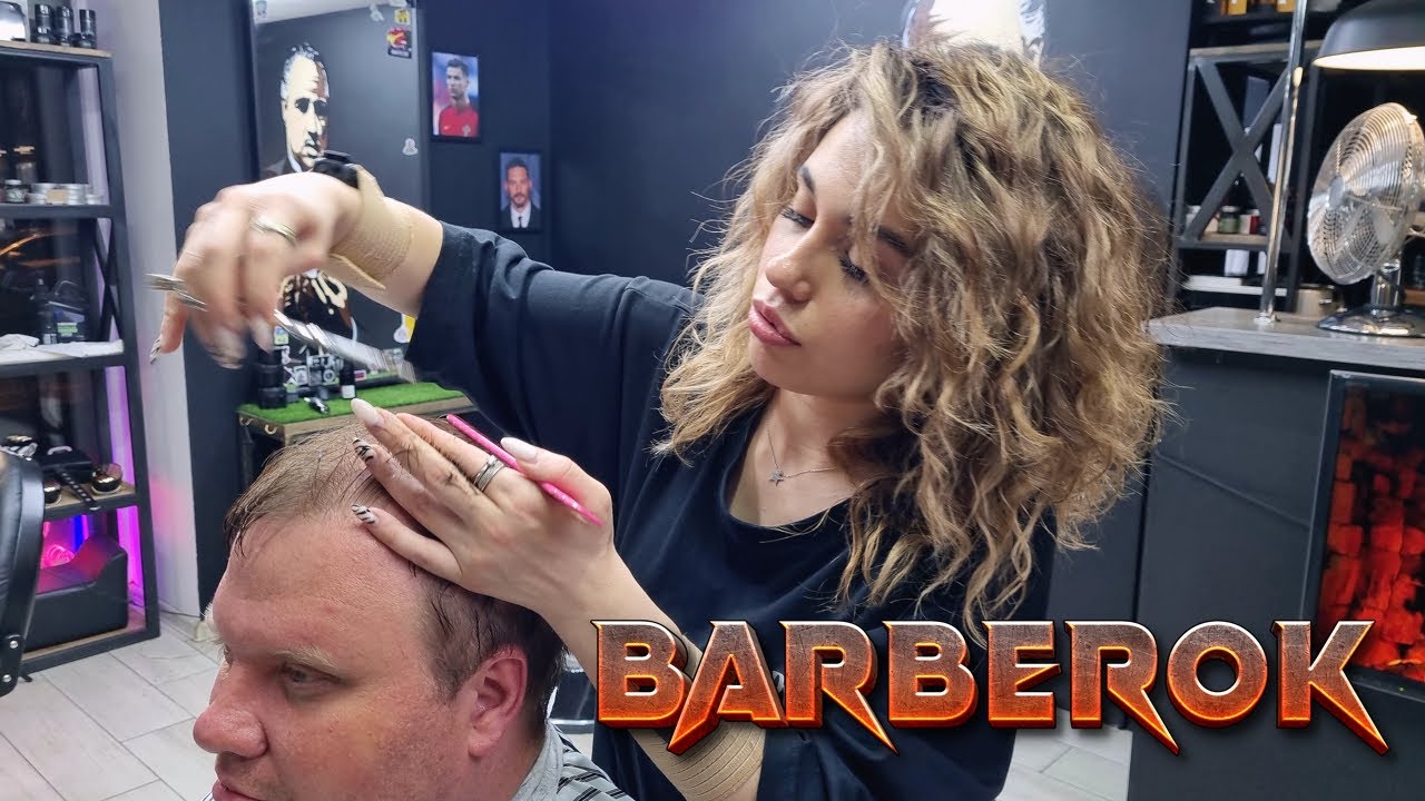 💈ONE HOUR Haircut with Talkative and Charming Barber ️Cosmic Jasmine ...