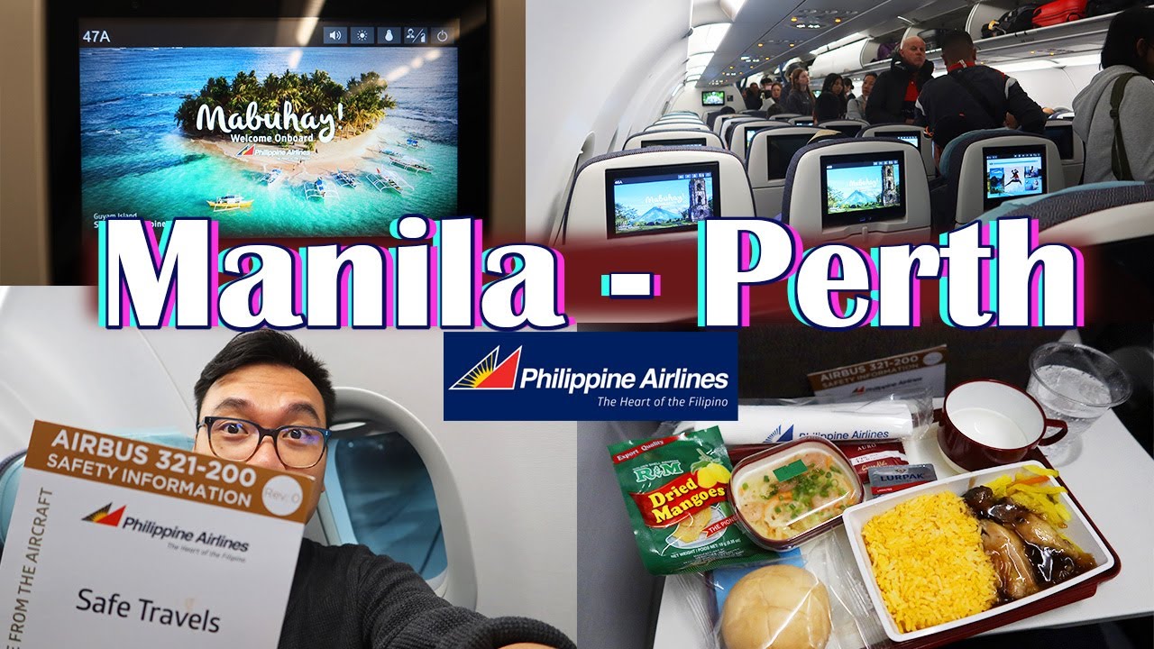 8-HOUR Flight Philippine Airlines Manila to Perth My NEW FAVOURITE ...