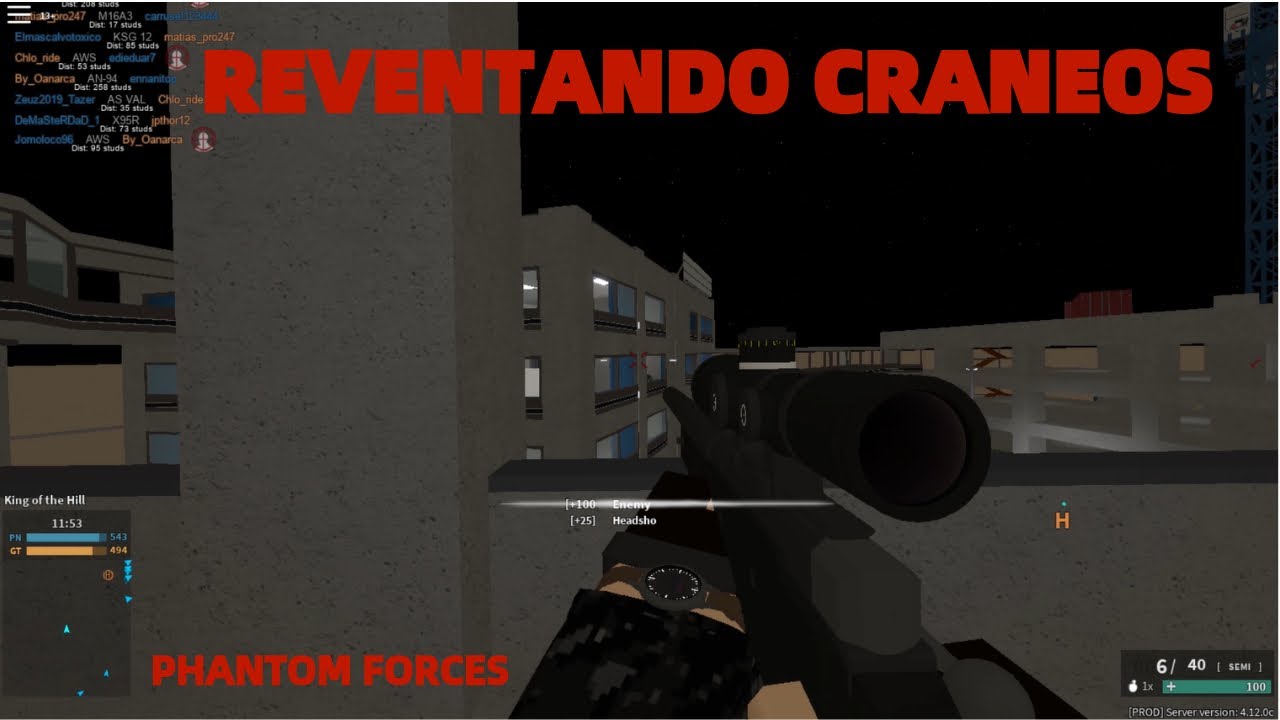 Phantom Forces |Reto Sniper AWS| [El Revienta Craneos] - YouTube