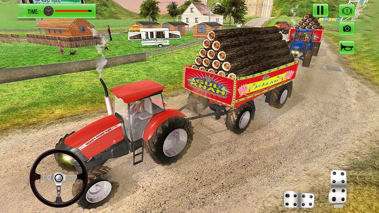 Tow Tractor Driving Simulator Chained Pull Driver (by Collider Game ...