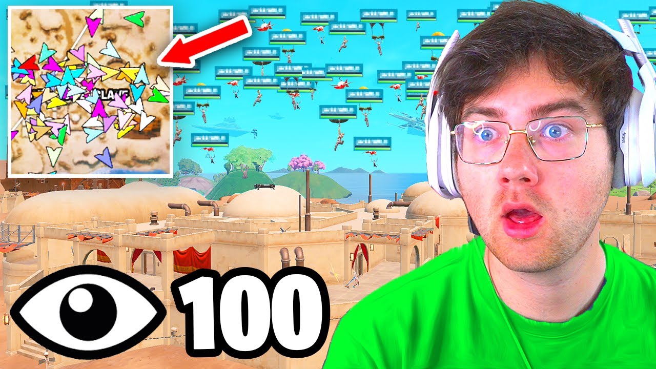 I Got 100 Players To Land At Outpost Enclave In Season 3 Fortnite (the ...