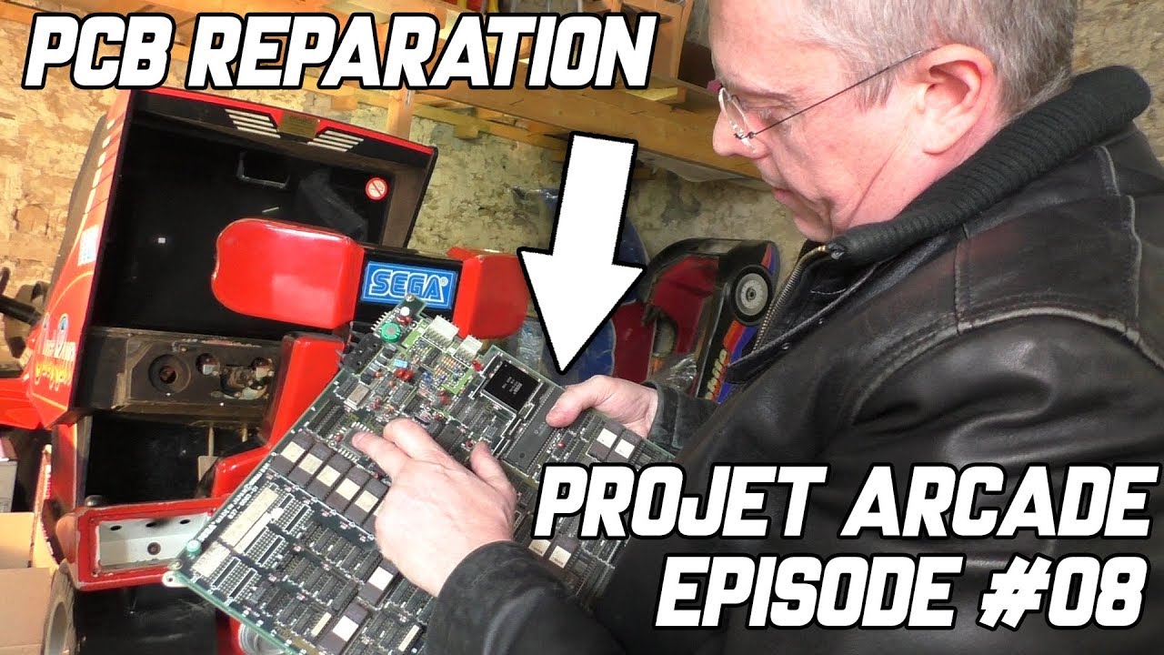 PROJET ARCADE #08 - OUT RUN DELUXE - PCB - YouTube