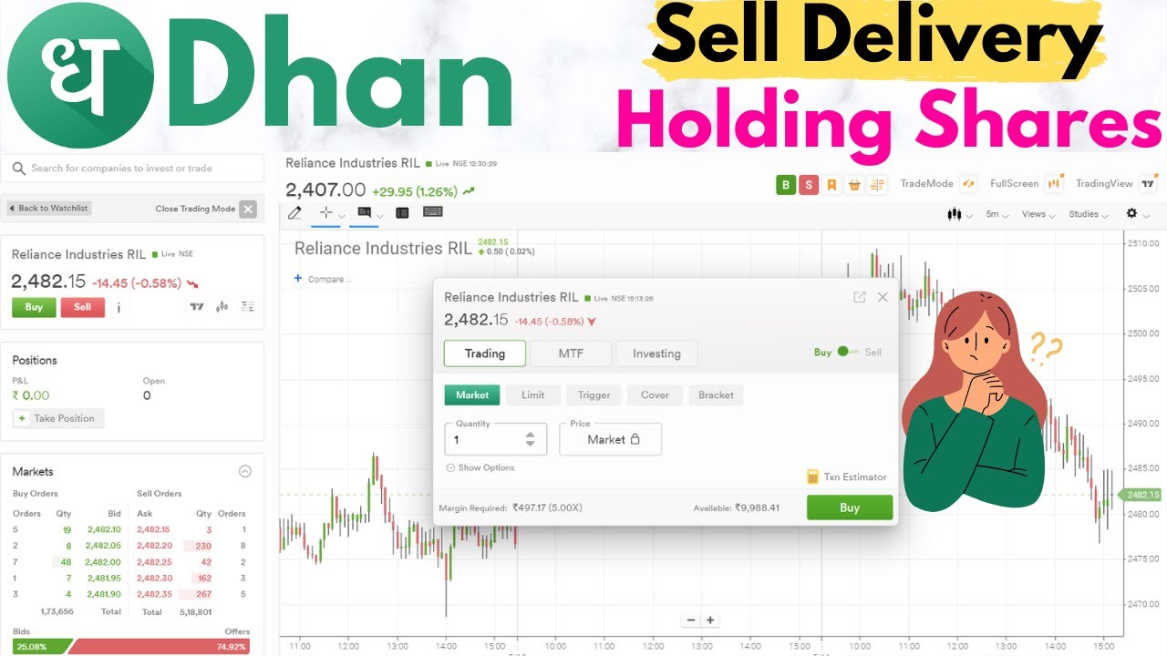 How To Sell Long Term Holding Shares In Dhan | Dhan Web Trading ...