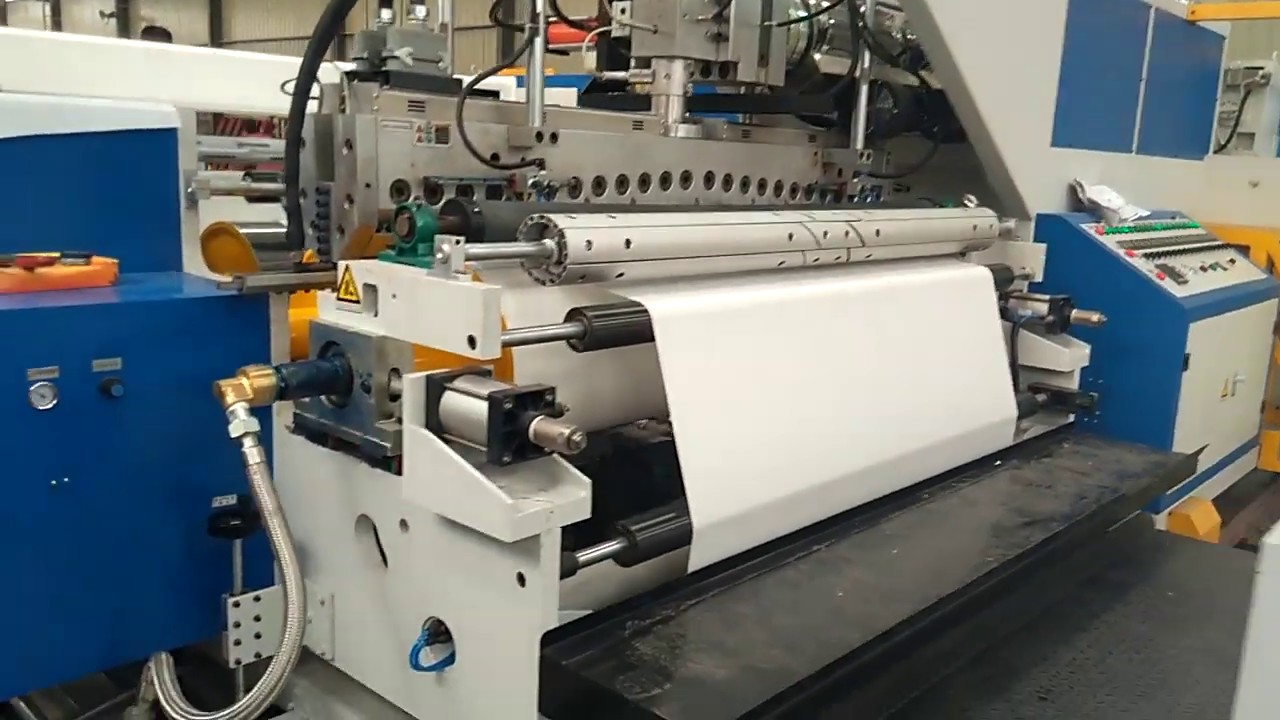 TPU adhesive film extrusion machine - YouTube