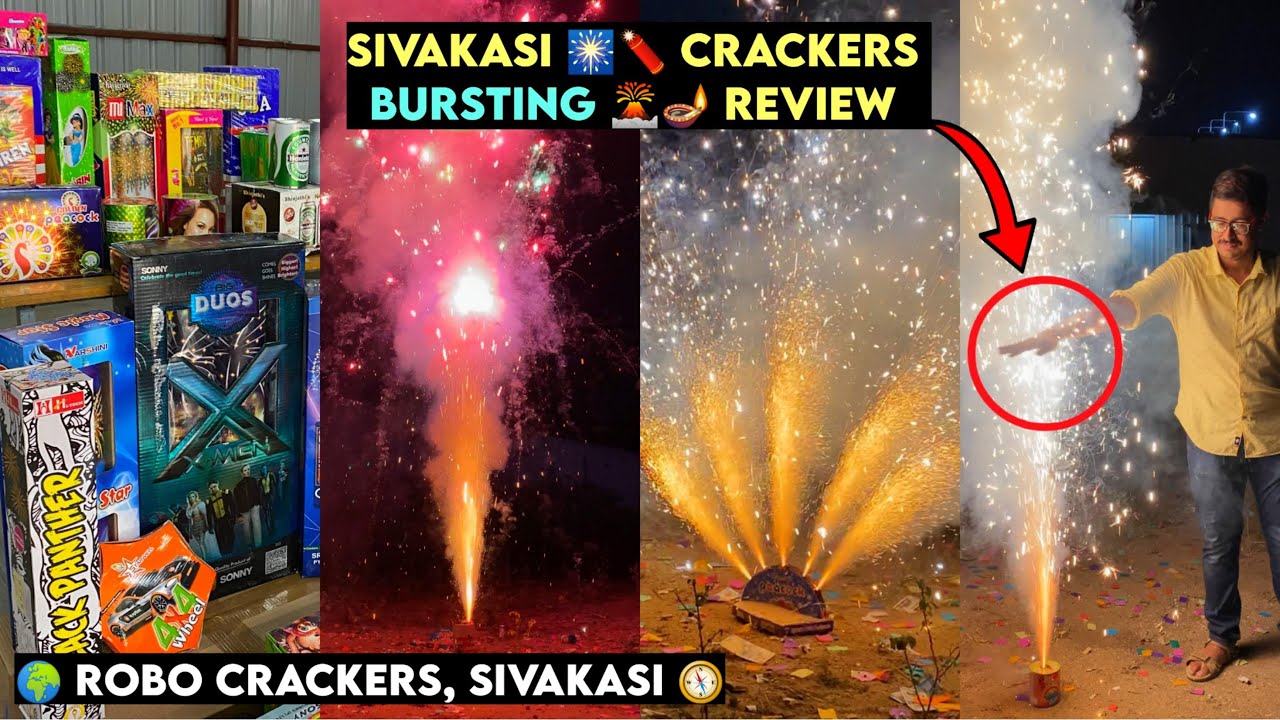 ULTIMATE !!! Crackers 🎆 Bursting 🌋🪔 with 520 Sky Shots 😱🚀 | Robo ...