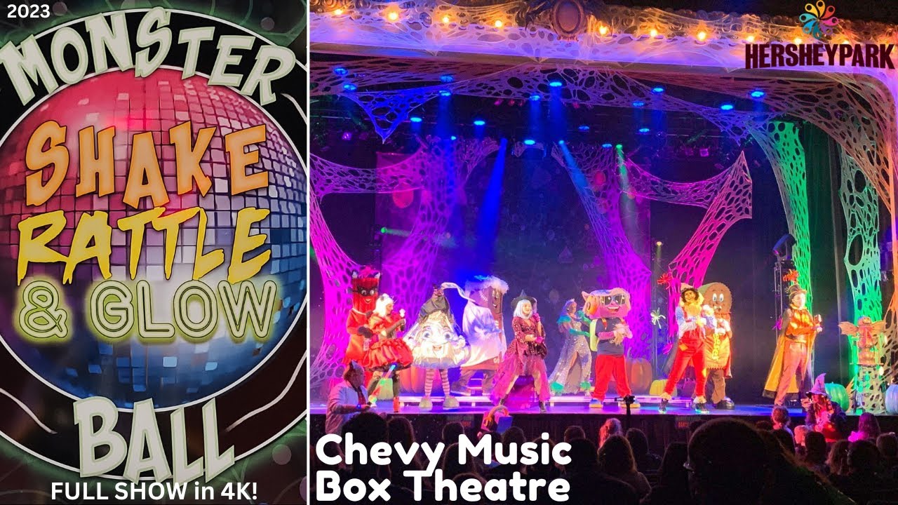 Shake, Rattle, & Glow Monster Ball! FULL SHOW in 4K! Hersheypark! Chevy ...