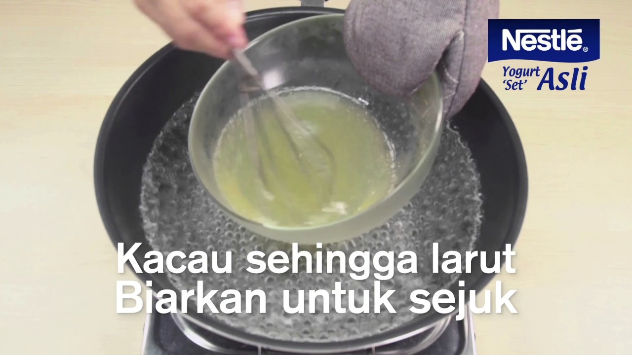 Resipi NESTLÉ Yogurt Set Asli: Kek Keju Pic Yogurt - YouTube