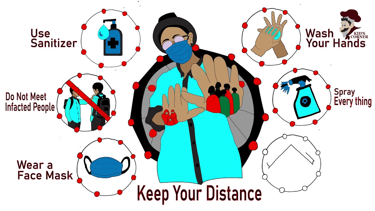 COVID-19 Precautions - Stay Home Stay Safe! (Animation) - YouTube