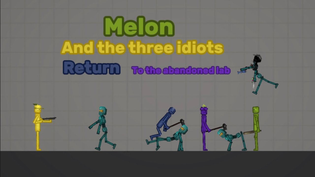 Melon adventures episode 5 season 2: Melon and the three idiots return to the abandoned lab ...