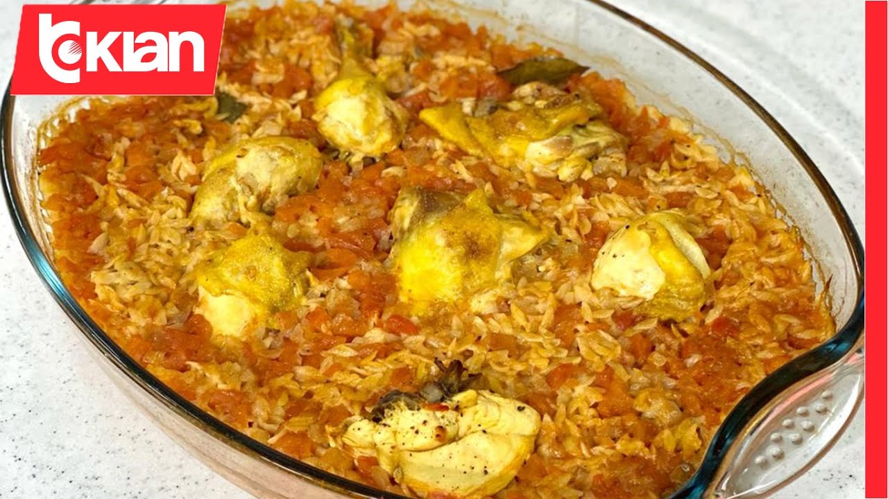 Shije shtëpie - Gjyveç me pulë dhe makarona nga Zonja Vjollca -Tv Klan ...