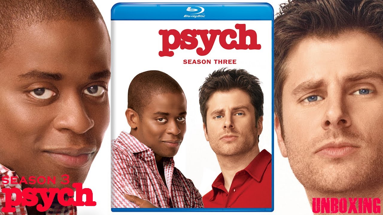 Psych Season 3 on Blu Ray (Unboxing and Review) (James Roday, Dulé Hill ...