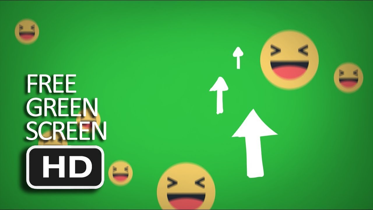 Free Green Screen - Facebook Reaction Haha Floating - YouTube