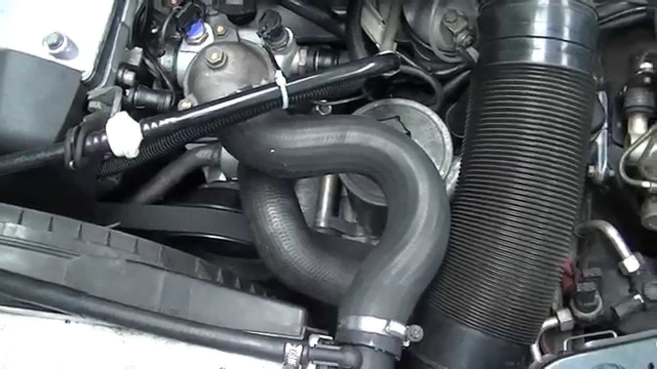 W124 - Mushy Radiator Hoses, Replacement - YouTube