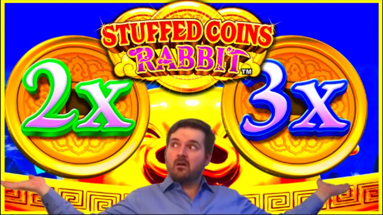 Playing NEW Stuffed Coins Rabbit Slot Machine At Royal River Casino ...