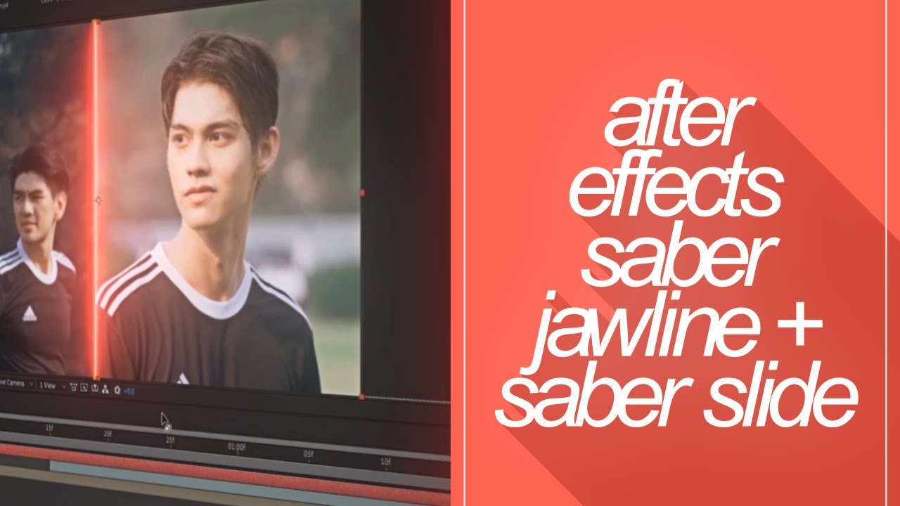 saber jawline + saber slide ⎯ after effects tutorial - YouTube