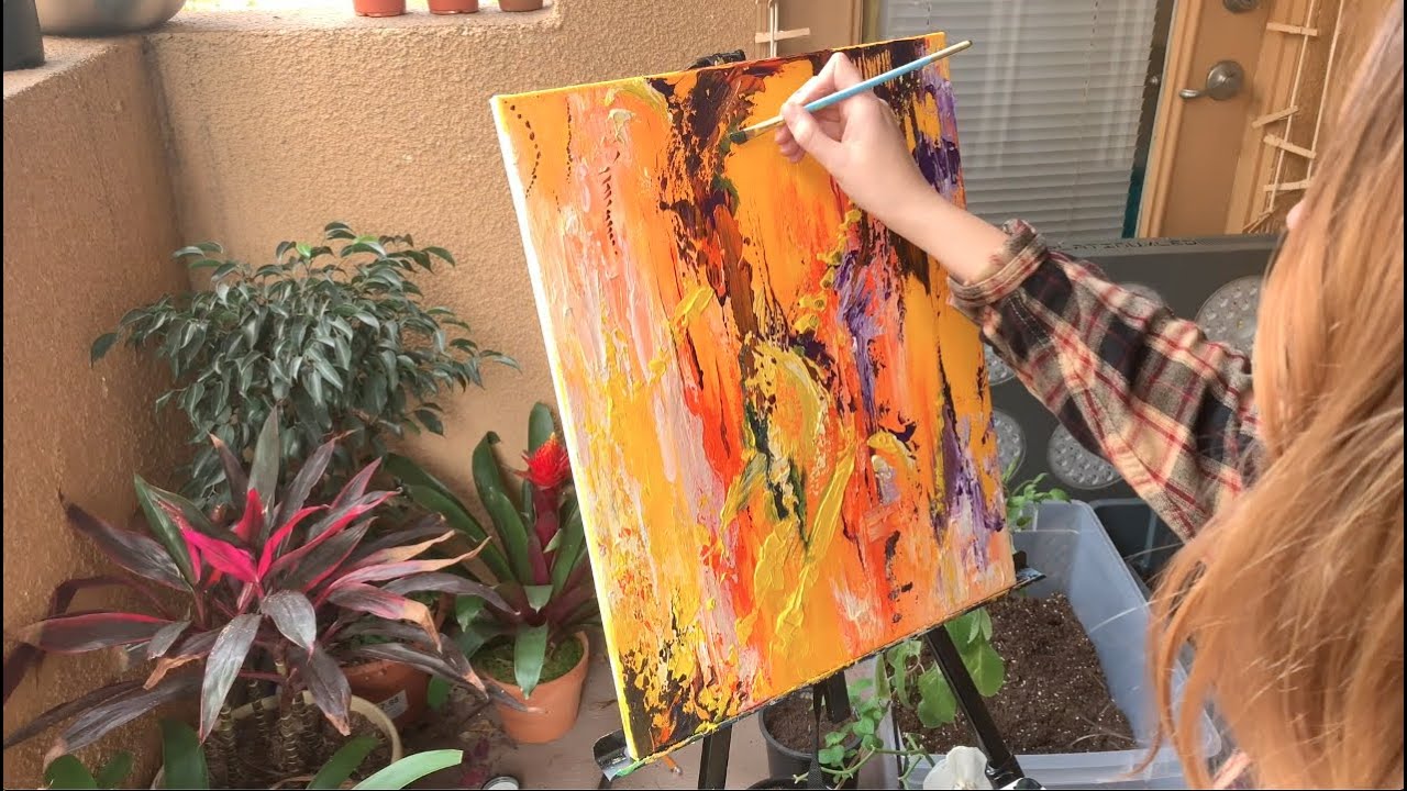 From the Art Episode 2: Abstract Painting Time Lapse - YouTube