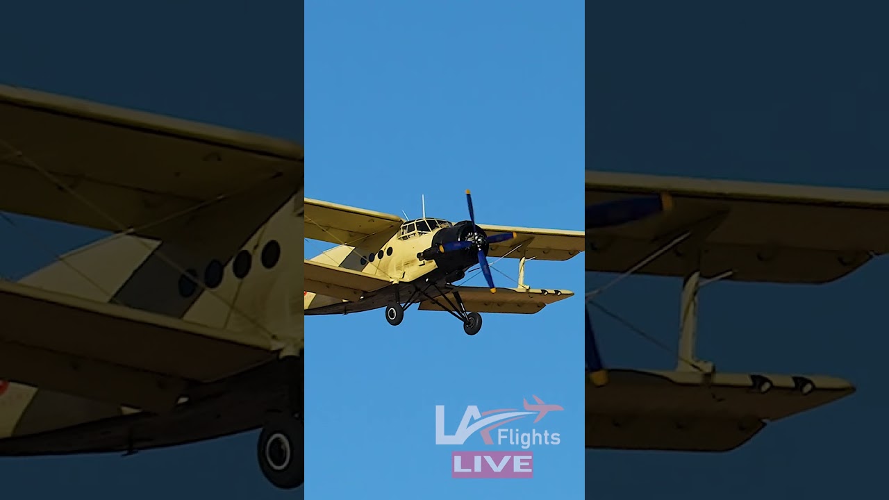 WORLDS BIGGEST Biplane! Antonov An-2 (VERY LOUD!) - YouTube