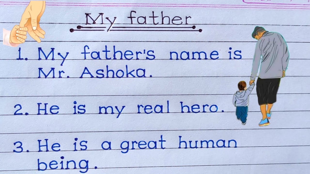 10 lines on my father //10 lines essay on my father//my father par 10 ...