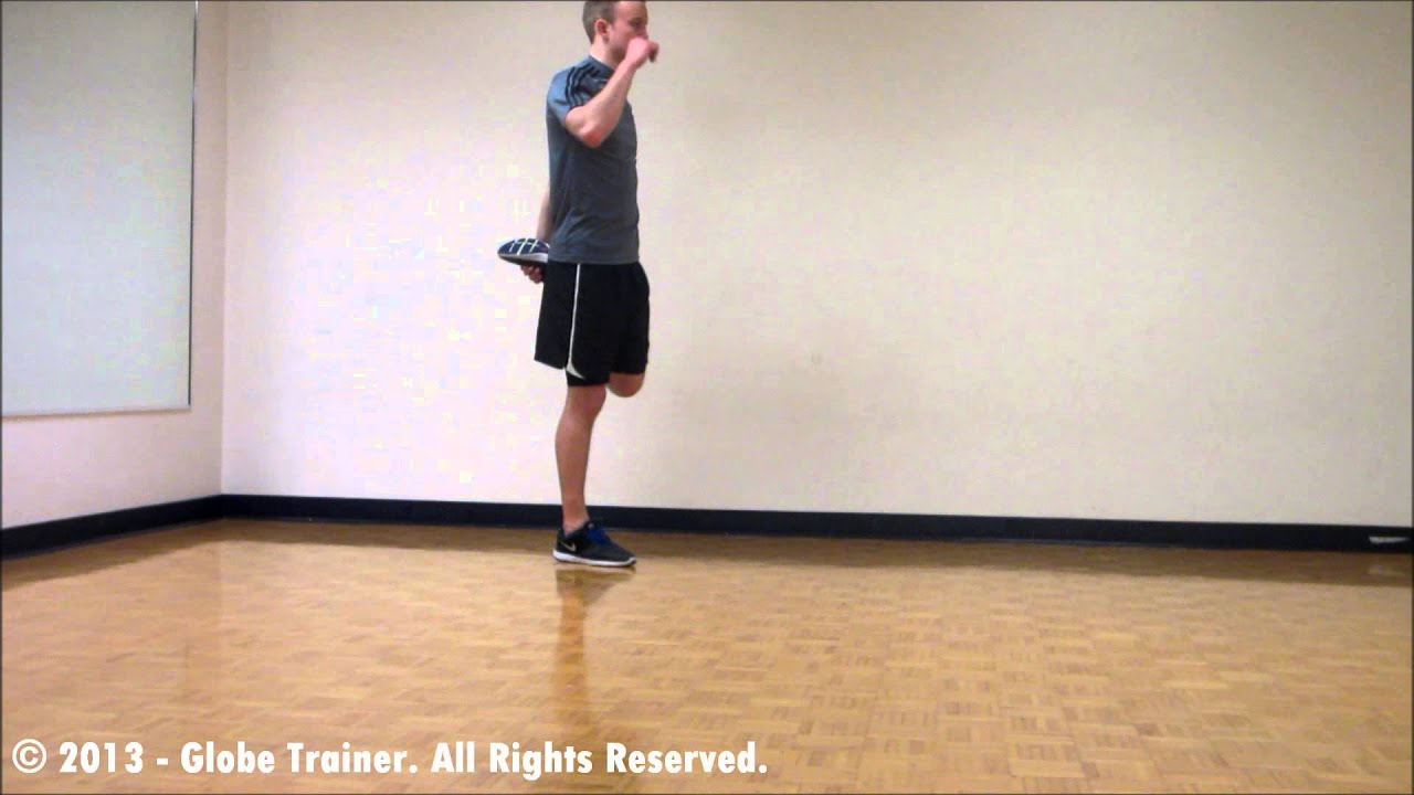 Static Standing Quadriceps Stretch - YouTube