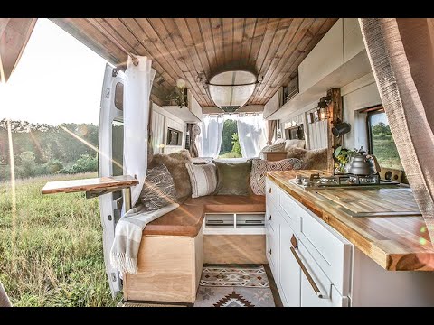 Vanlife with Scout - Van conversion tour - YouTube