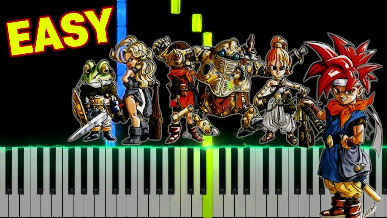Chrono Trigger - Main Theme | EASY Piano Tutorial - YouTube