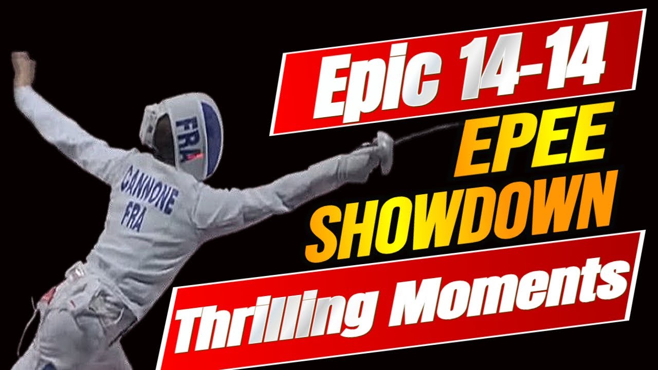 Epee Fencing Highlights: 14 -14 Moments at Match Point🔥 - YouTube