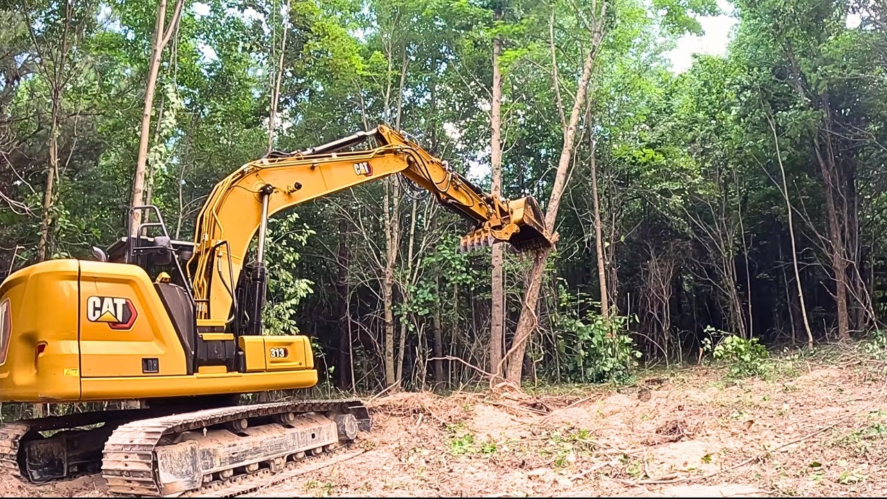 HOW TO BUILD A SHOP PAD. THE WORK CONTINUES ON HICKORY RIDGE… - YouTube