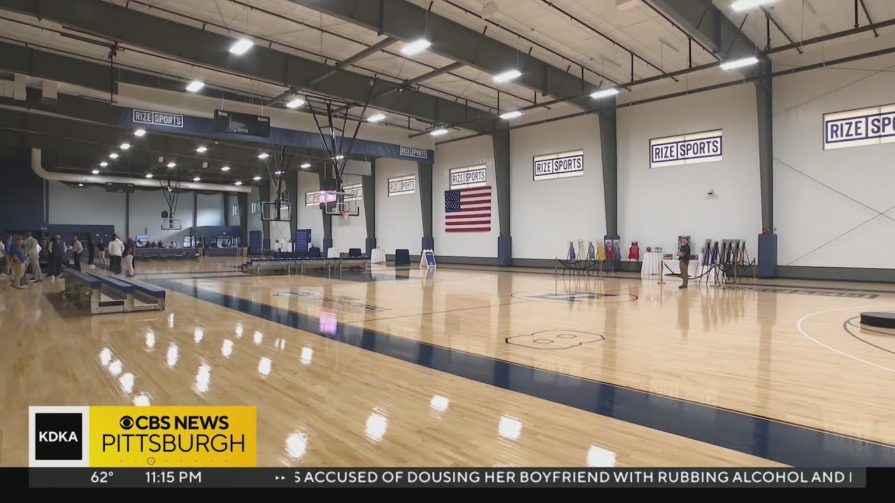 New indoor basketball facility opens in Leetsdale - YouTube