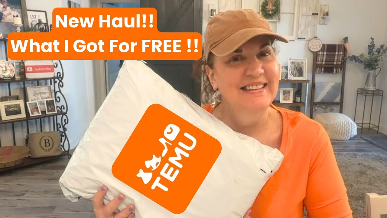 New TEMU Haul! Got Some FREE Items!! 😍 - YouTube