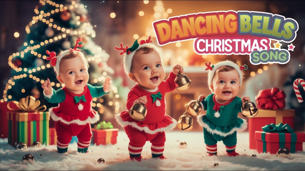 Dancing Bells Christmas Song 🎄 | Kids Christmas Dance Video| Nursery ...