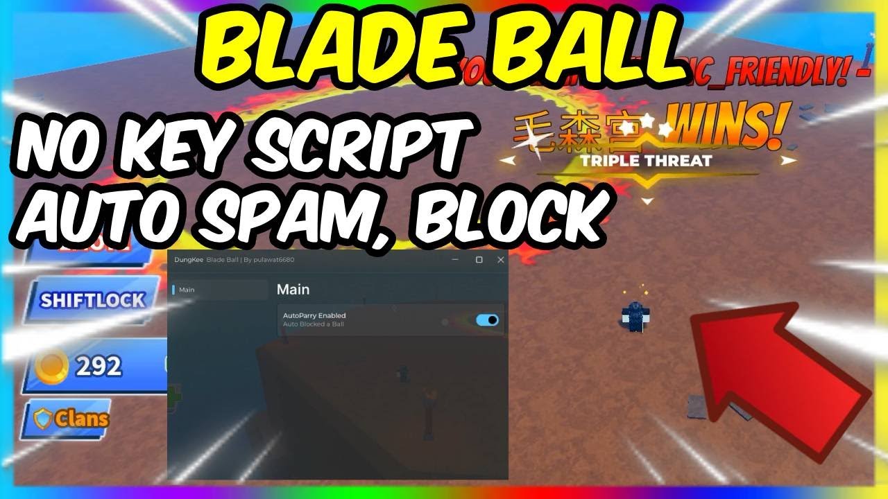 *OP* Roblox Blade Ball Script | Auto Parry, Auto Spam | NO KEY - YouTube