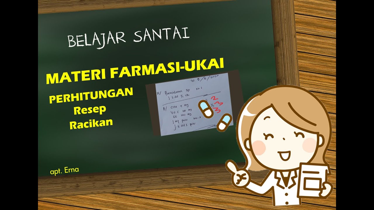Cara menghitung Resep racikan - Soal Farmasi dan UKAI - YouTube