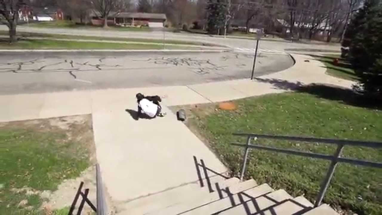 Brandon Hooper is invincible - skateboarding slams - YouTube