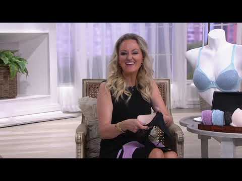 Breezies Lace Overlay Contour BH auf QVC
