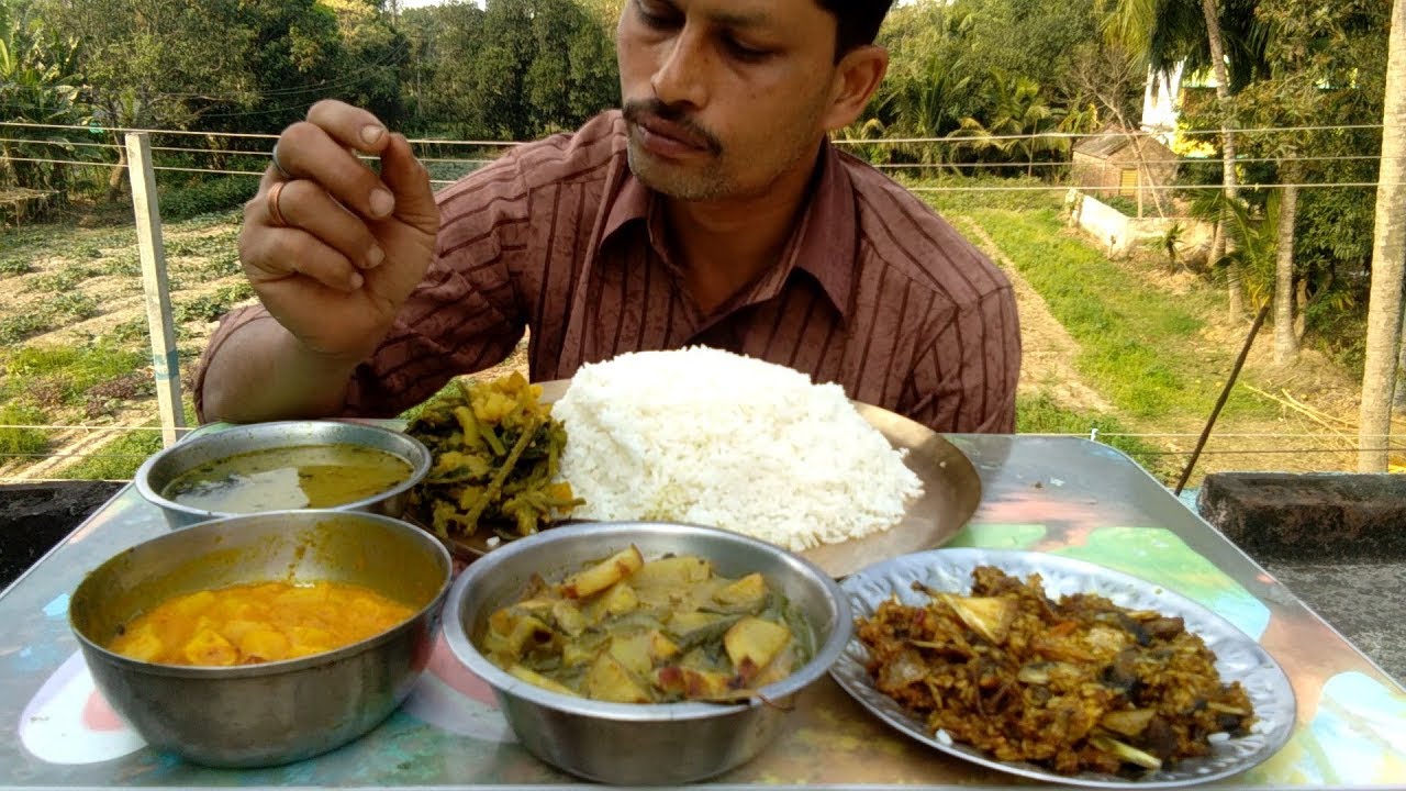 Lunch Menu Today - Huge Rice with Egg Poppy Seeds - Muri Ghanta(Rice ...