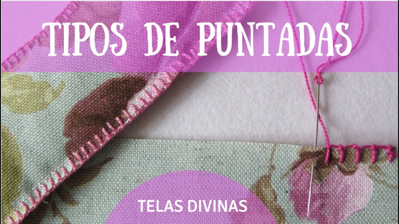 Tipos de puntadas, en Español. - YouTube