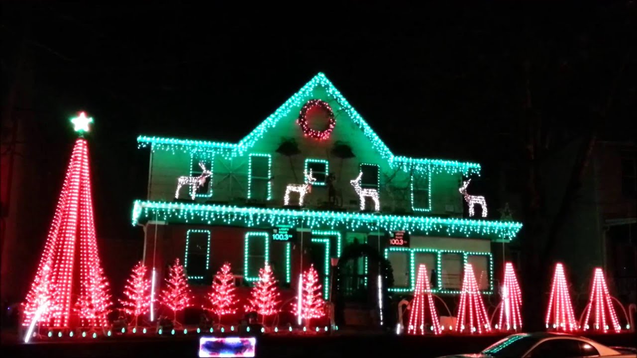Rudolph the Red Nosed Reindeer Christmas Lights 2015 - YouTube