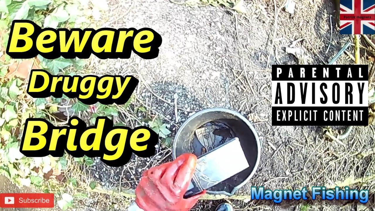 Druggy Bridge Magnet fishing. #16 - YouTube