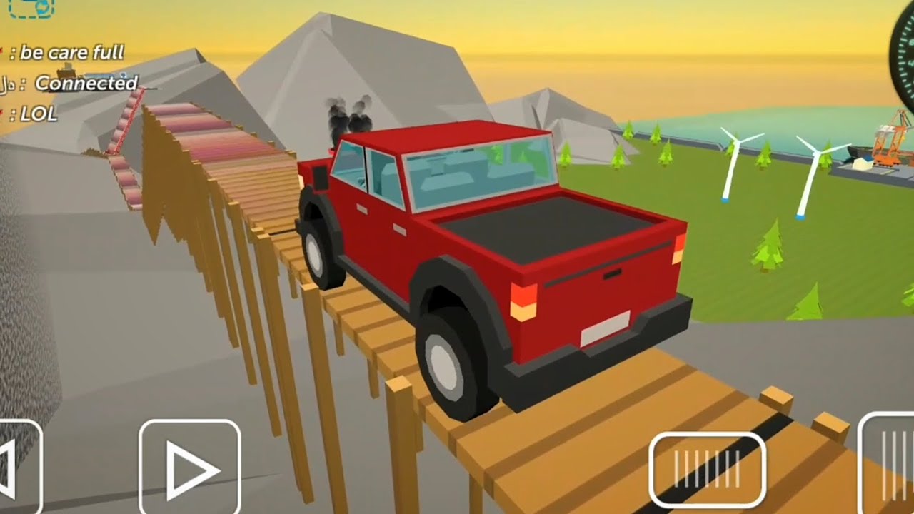 Simple Sandbox 2 Mountain Roads and Bridge Map - YouTube